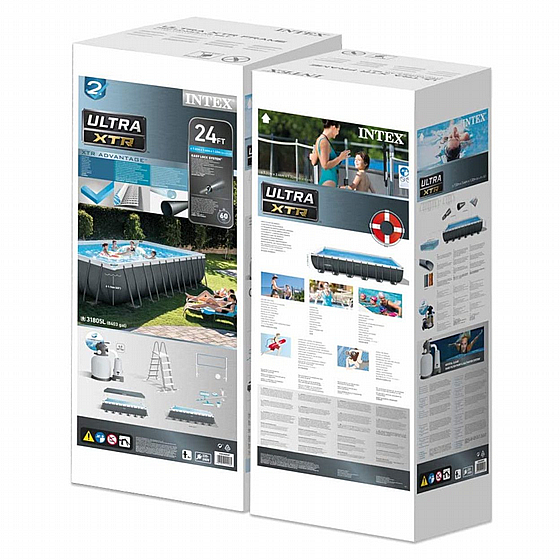 בריכת INTEX ULTRA XTR במידות 732x366x132 ס”מ דגם 26368 דגם 2024 !כולל ...