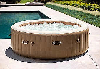 ג'קוזי עגול מתנפח ל-4 אנשים מבית INTEX 28426 | ג'קוזי מתנפח | מלך הבריכות